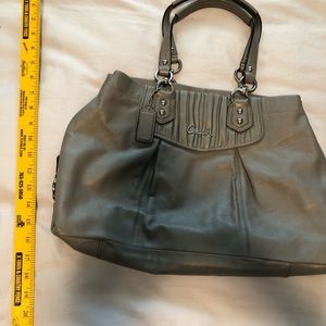 Coach | Bags | Coach Gray Shoulder Bag | Poshmark
